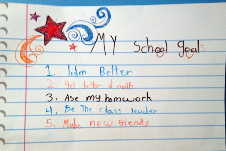 Set Goals to Make Sure You Start the School Year Strong